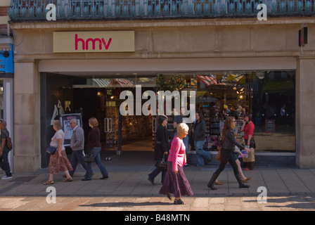 HMV record Store in the City of Oxford, Britain, UK Stock Photo ...