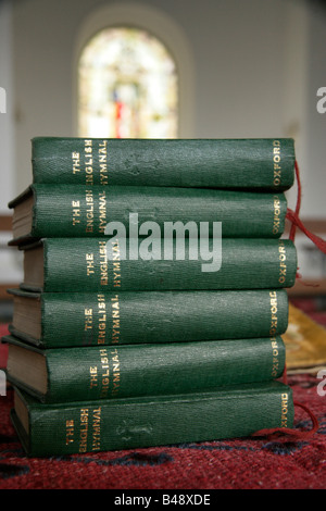Anglican hymn books Stock Photo - Alamy