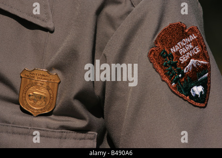 The shield of the National Park Service Stock Photo - Alamy