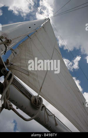 upward view of sails Stock Photo - Alamy