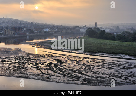 River Taw waterfront at Barnstaple, Devon Stock Photo - Alamy