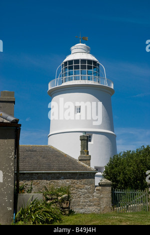 Lighthouse on St Agnes Isles of Scilly, England, UK Stock Photo - Alamy