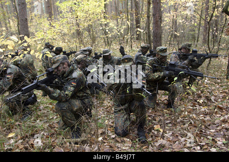 Basic training of Bundeswehr recruits, Strausberg, Germany Stock Photo ...