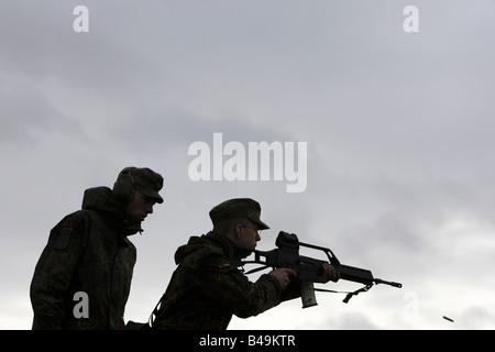 Basic training of Bundeswehr recruits, Strausberg, Germany Stock Photo ...
