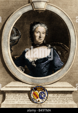 Émilie du Châtelet, 18th century French mathematician, physicist, and ...