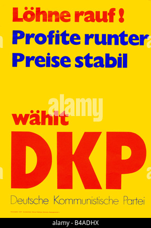 An election poster for the German Communist Party (KPD) leader Wahlt ...