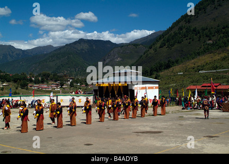 geography / travel, Bhutan, tradition / folklore, Dance of the ...