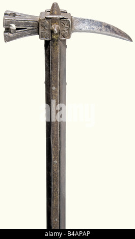 A heavy Late Gothic war hammer, Italian, circa 1480 A heavy iron hammer ...