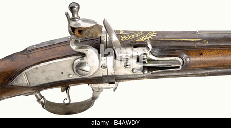 A turn-barrel flintlock short musket, Francois à Cambray, circa 1740 ...