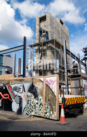 Council flats in Tower Hamlets, East London. A poor, over populated ...