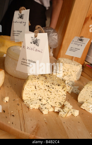 Traditional polish cheese Stock Photo - Alamy
