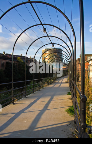 five weirs walk sheffield Stock Photo - Alamy