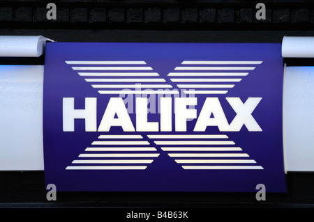 Halifax Building Society sign symbol logo, London, England, UK Stock ...