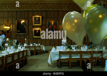 King s College Cambridge dining Hall arranged for a formal banquet ...