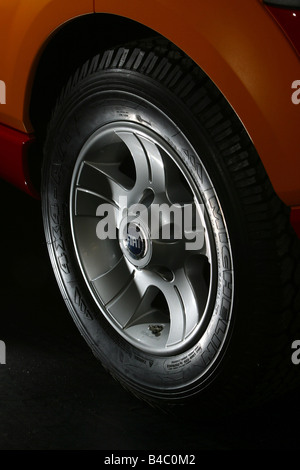 Car, Fiat Simba, Concept Car, Study, model year 2003, red-orange ...