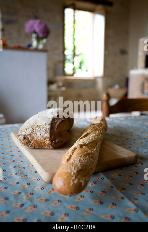 Use a quality bread, such as a baguette or rustic loaf, and cut it in ...