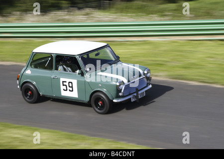 Austin Mini Cooper S Race Car at Oulton Park Motor Racing Circuit ...