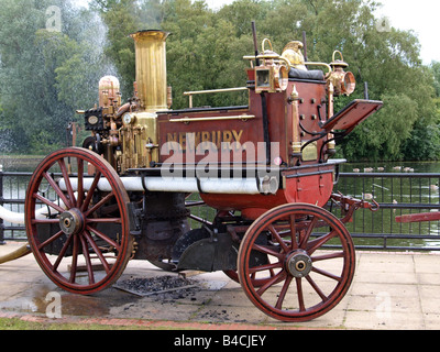 fire, fire brigade, fire engine, horse-drawn fire apparatus, Carl ...