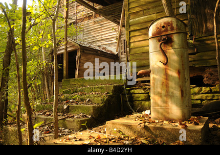 Old chain pump for cistern Stock Photo - Alamy