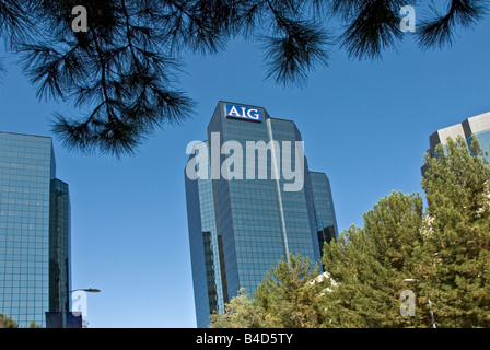 Warner Center Towers Woodland Hills district of Los Angeles, California ...