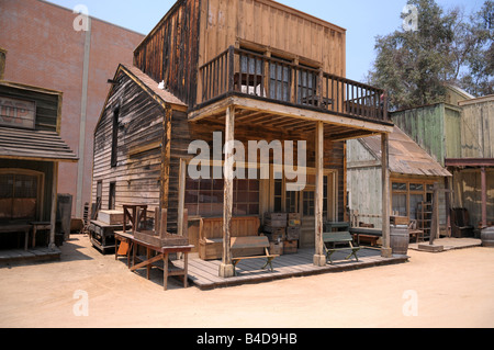 The old western movie set of Pioneertown California now used as a ...