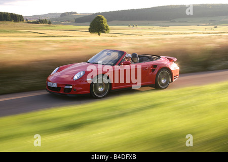 Porsche 911 convertible - top view Stock Photo - Alamy