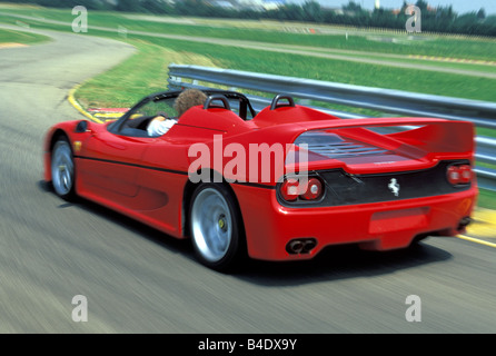 Car, Ferrari F50, model year 1995-2002, red, roadster, Convertible, Two ...
