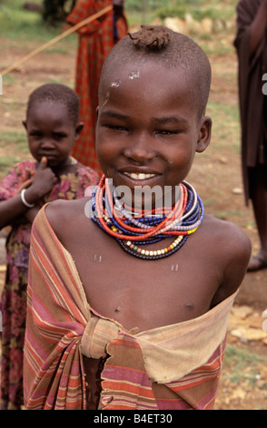UGANDA, Karamoja, Karimojong tribe, children going home from school by ...