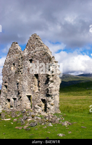 Ardvreck Castle in Inchnadamph, along the road from Ullapool to Durness ...