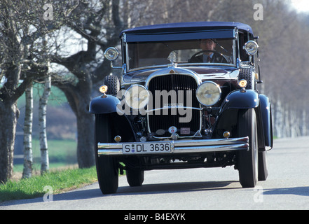 Car, Maybach Zeppelin, vintage car, 1930s, thirties, black, , detail ...