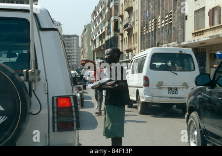 Traffic on a street in Luanda, Angola Stock Photo - Alamy