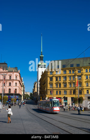 Namesti Svobody, main square in Brno Stock Photo - Alamy