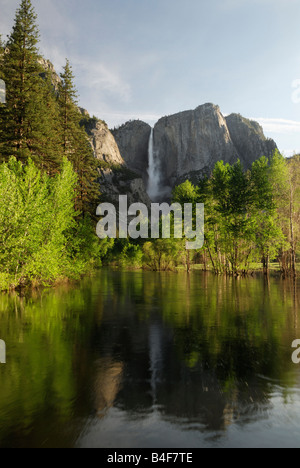 Merced River Canyon in spring Yosemite National Park CALIFORNIA Stock ...