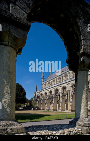 Winchester cathedral from 1079 rebuilt 1107 Old Minster the ...