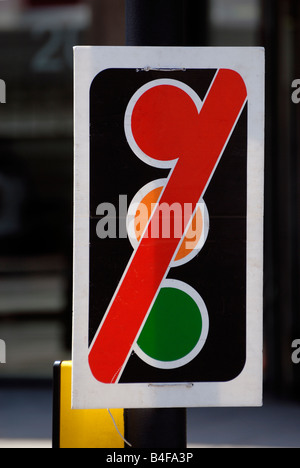 Out of order traffic lights Stock Photo - Alamy