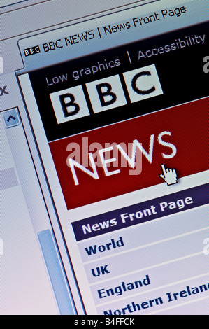 screenshot of bbc news website for editorial use only Stock Photo - Alamy