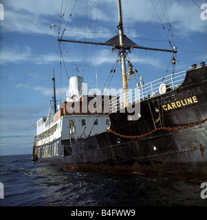 M V Caroline the ship that was used for pirate radio station in 1964 It ...