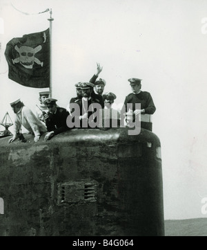 HMS Conqueror captain Stock Photo - Alamy