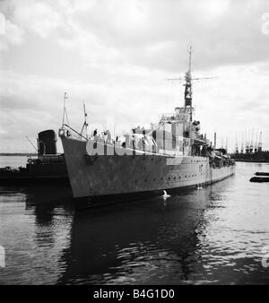 Suez Crisis 1956 HMS Zenith at Southampton given final checks before ...
