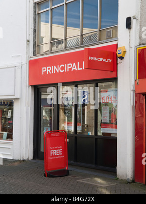 Principality building society bank branch on Queen Street in Cardiff ...