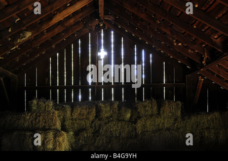 THE HAY LOFT OF A BARN Stock Photo: 25271232 - Alamy