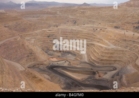 This is a large open pit gold and silver mine called the Gilt Edge ...