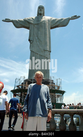 General view of Christ the Redeemer statue in Rio de Janeiro where the ...