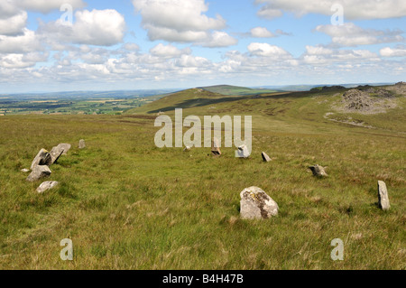 Bedd Arthur Arthur's Grave stone circle Preseli Hills Pembrokeshire ...