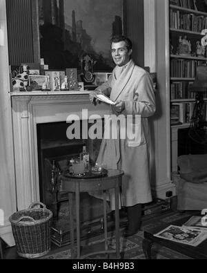 DIRK BOGARDE at home Stock Photo - Alamy