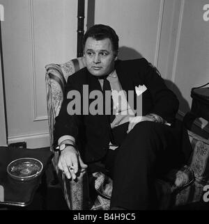 Actor Rod Steiger in London December 1956 Stock Photo - Alamy