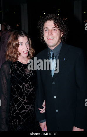 Comedian and actor Alan Davies and his girlfriend, American singer ...