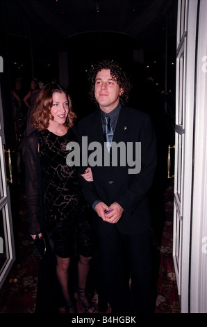 Comedian and actor Alan Davies and his girlfriend, American singer ...