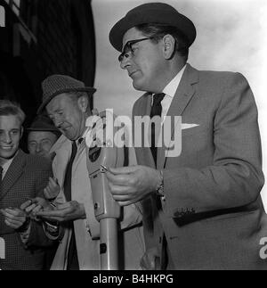 Harry Worth Comedy Actor October 1962 with his refection in a window ...