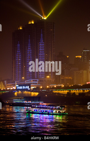 Yangtze River Cruise, Chongqing, China, Cruiser Chinese Container Ship ...